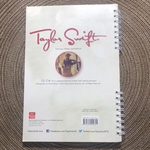 Taylor Swift | Office | Taylor Swift Red Tour Spiral Notebook Small ...